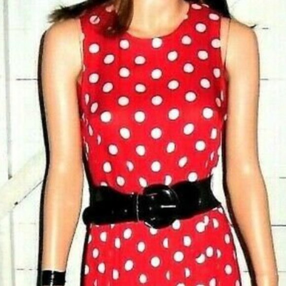 Jamie Brooke | Dresses | Vintage Jamie Brooke Red White Polka Dot Dress ...